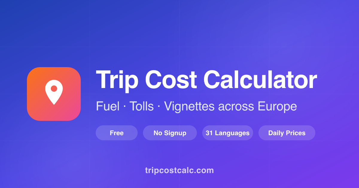 Österreich Vignette 2025 — Preise, Strafen & Kaufanleitung | TripCostCalc